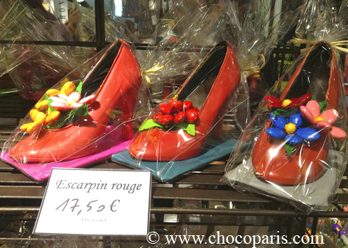Chocolate fashion: The chocolate stiletto | ChocoParis